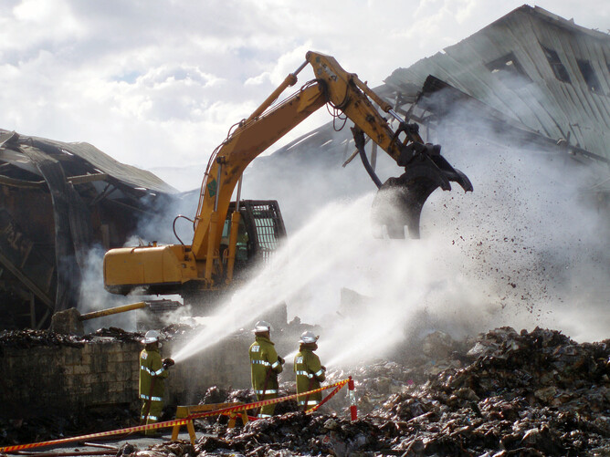 Waging War on Dust at Demolition Sites | CoolMist